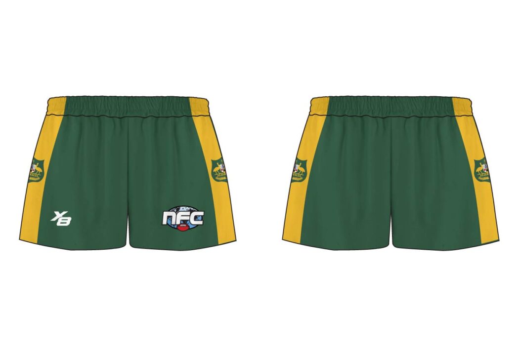 Nations FC - Team Australia Playing Shorts - X8 Sports Pty Ltd