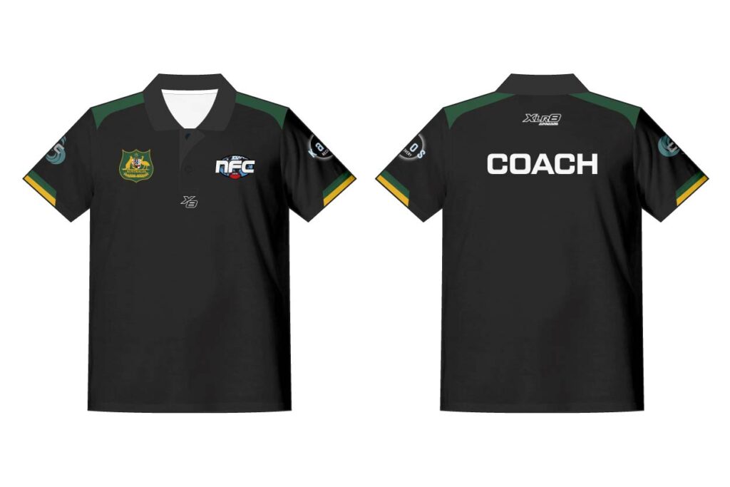 Nations FC - Team Australia Coaches Polo - X8 Sports Pty Ltd