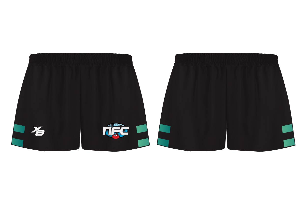 Nations FC - Team World Playing Shorts - X8 Sports Pty Ltd