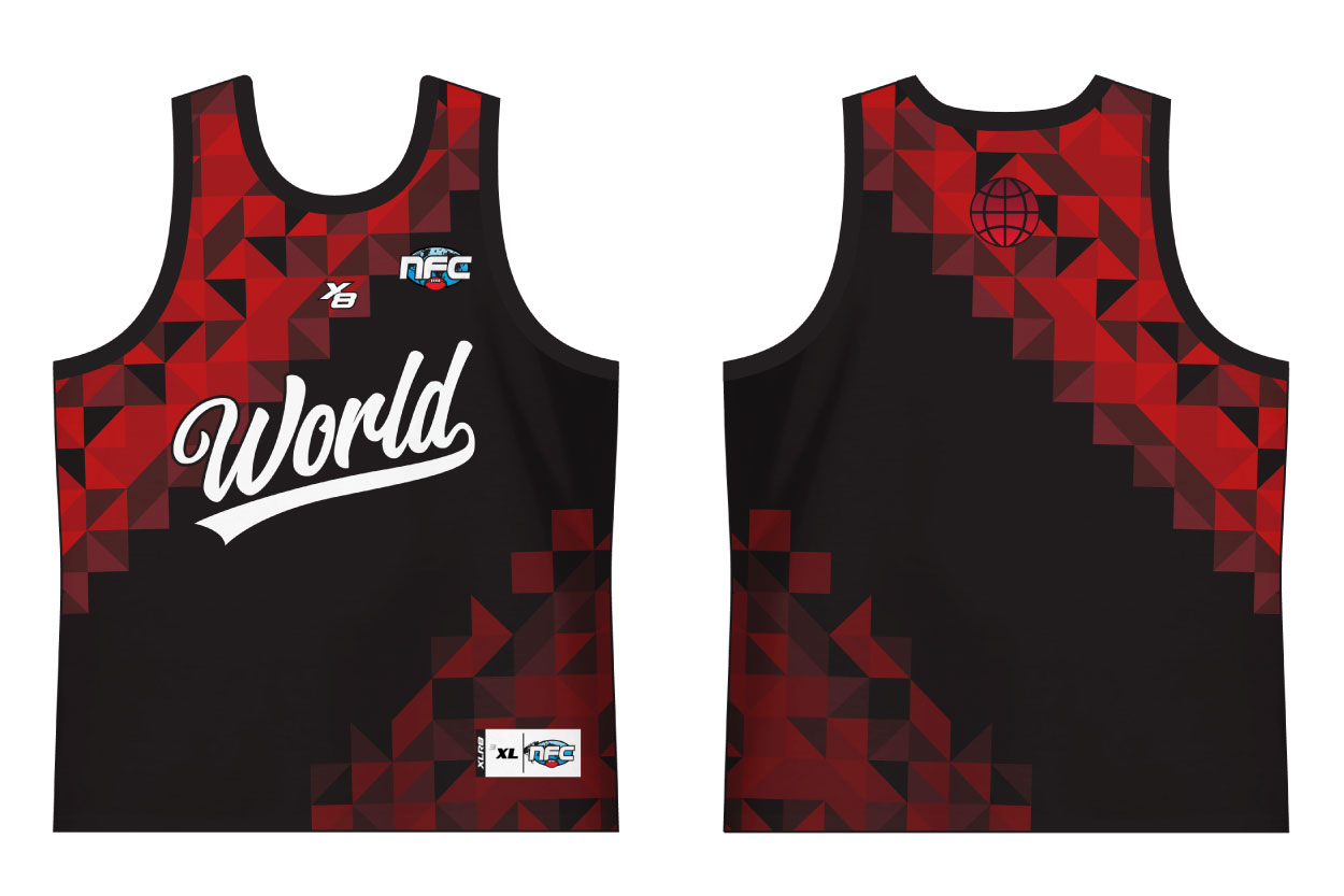 Nations FC - Team World Training Singlet - X8 Sports Pty Ltd
